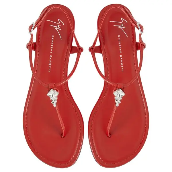 GIUSEPPE ZANOTTI Anyelle Flat Thong Sandals