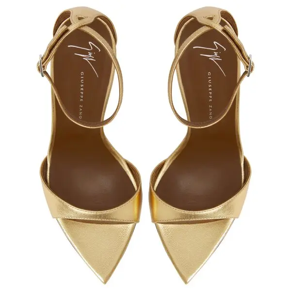 GIUSEPPE ZANOTTI Intriigo Strap 105 Sandals - Gold