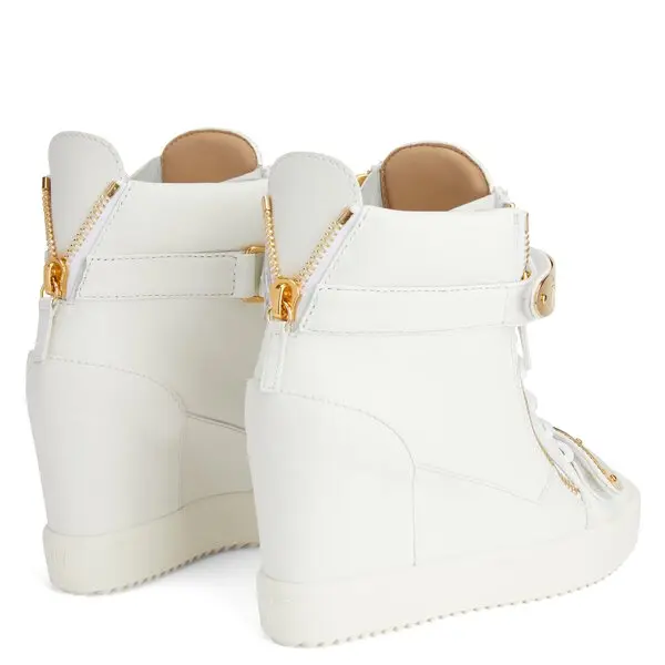 GIUSEPPE ZANOTTI Coby Wedge Sneakers - White