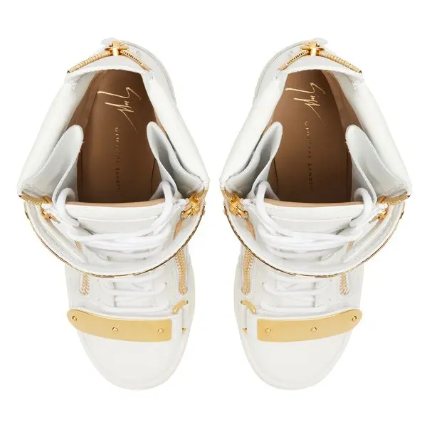 GIUSEPPE ZANOTTI Coby Wedge Sneakers - White