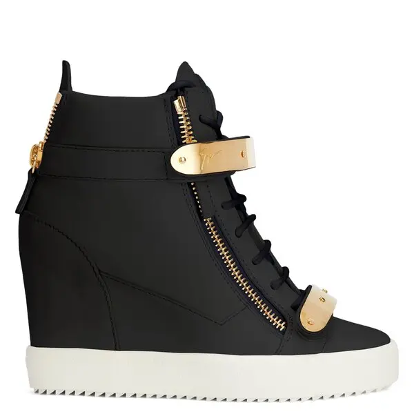 GIUSEPPE ZANOTTI Coby Wedge Sneakers - Black
