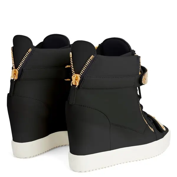 GIUSEPPE ZANOTTI Coby Wedge Sneakers - Black