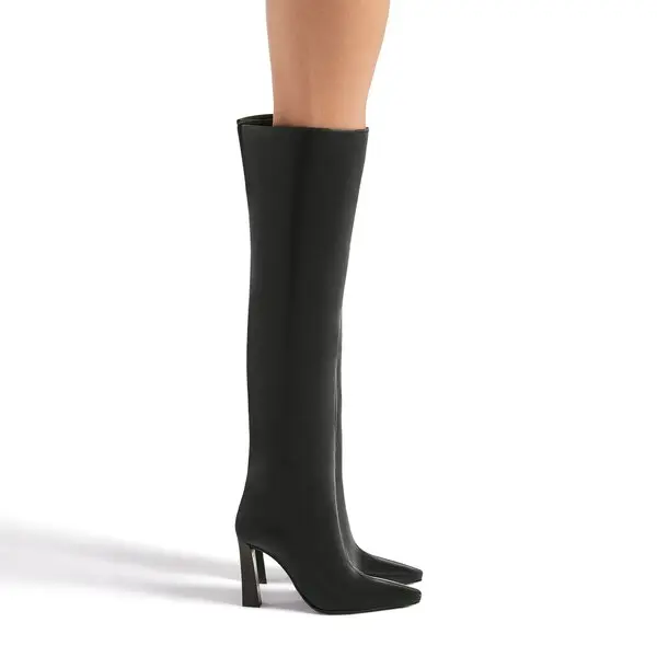GIUSEPPE ZANOTTI Janiee Plus 90 Over-the-knee Boots - Black