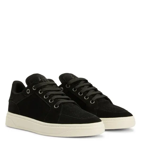 GIUSEPPE ZANOTTI Low-top Lace-up Sneakers - Black