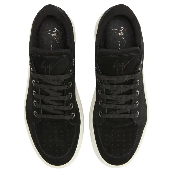 GIUSEPPE ZANOTTI Low-top Lace-up Sneakers - Black