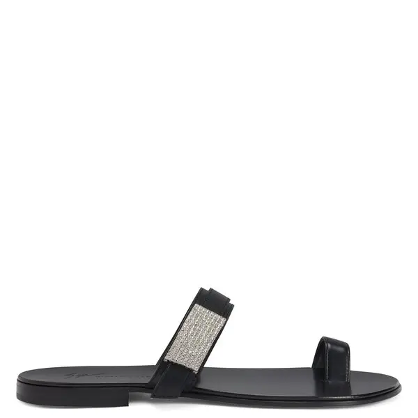 GIUSEPPE ZANOTTI Flavien Crystal Thong Sandals