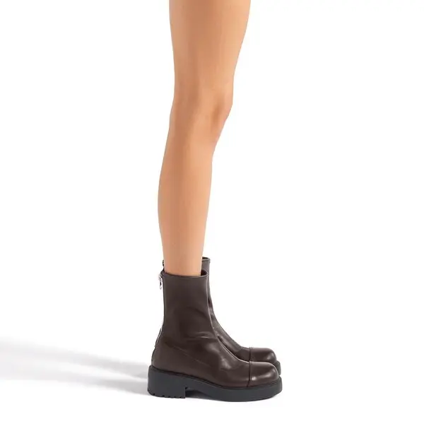 GIUSEPPE ZANOTTI Junney Combat Boots - Brown
