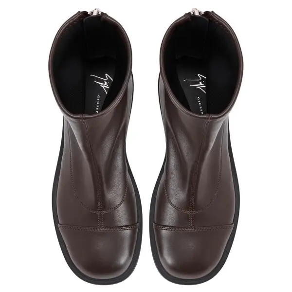 GIUSEPPE ZANOTTI Junney Combat Boots - Brown