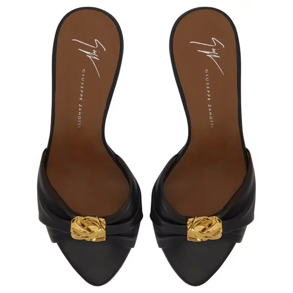 GIUSEPPE ZANOTTI Cherie 90 Leather Mules