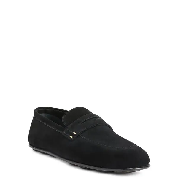 GIUSEPPE ZANOTTI Cristophe Suede Moccasins - Black