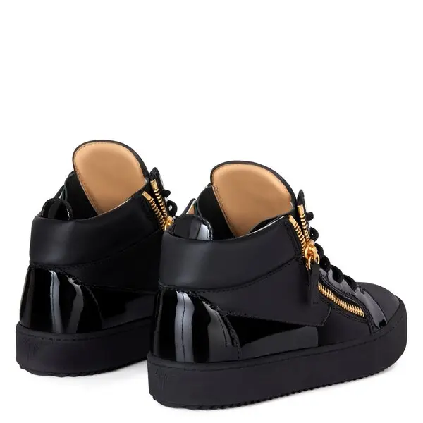 GIUSEPPE ZANOTTI Kriss Mid-top Sneakers - Black