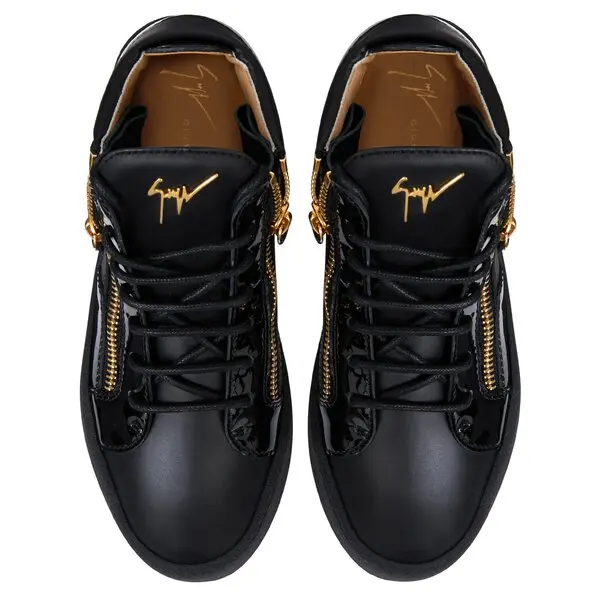 GIUSEPPE ZANOTTI Kriss Mid-top Sneakers - Black