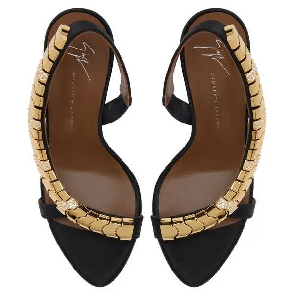 GIUSEPPE ZANOTTI Dafne 105 Sandals - Black