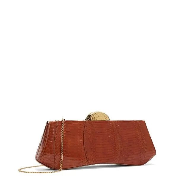 GIUSEPPE ZANOTTI Eve Clutch - Brown