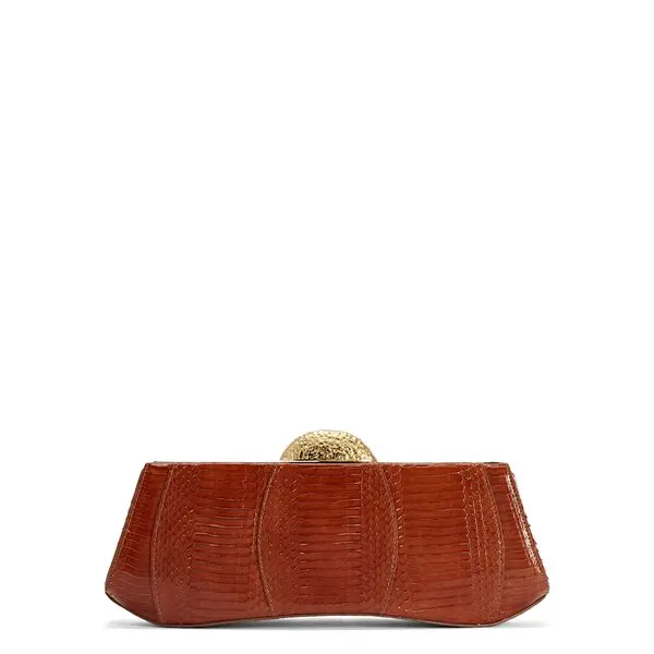 GIUSEPPE ZANOTTI Eve Clutch - Brown