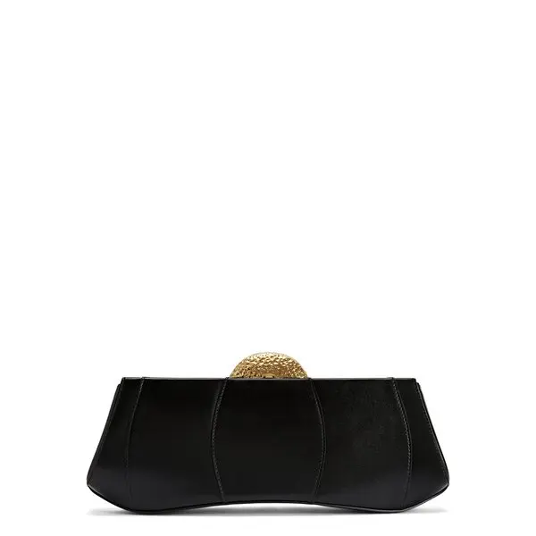 GIUSEPPE ZANOTTI Eve Leather Clutch - Black