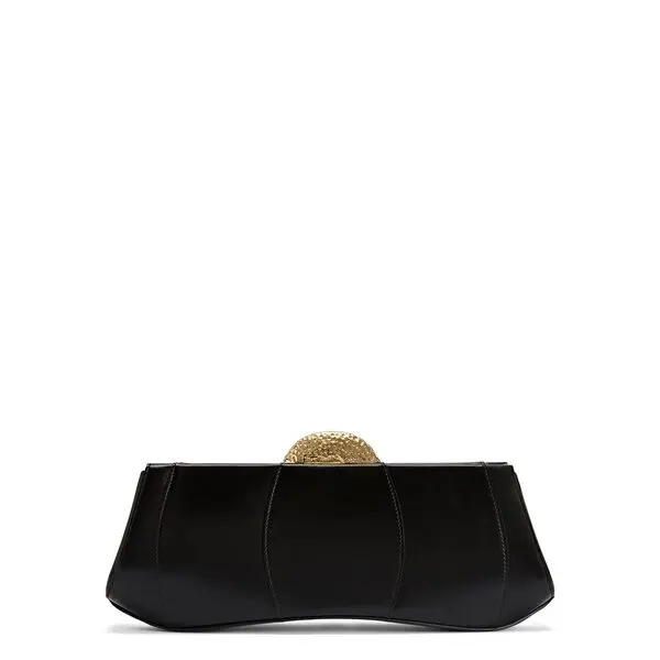 GIUSEPPE ZANOTTI Eve Leather Clutch - Black