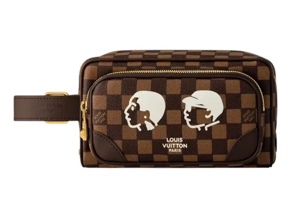 LOUIS VUITTON X Nigo Dopp Kit - Brown