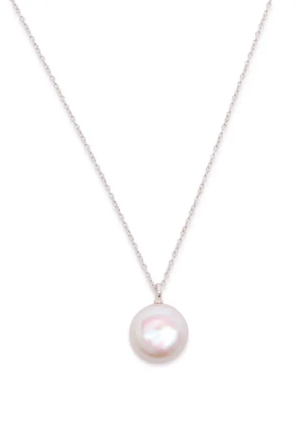 SAPIR BACHAR Sterling Silver Necklace With Freshwater Pendant - Pearl