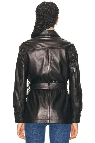 NILI LOTAN Mila Leather Jacket