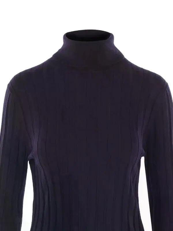ALLUDE Ribbed Turtleneck Sweater
