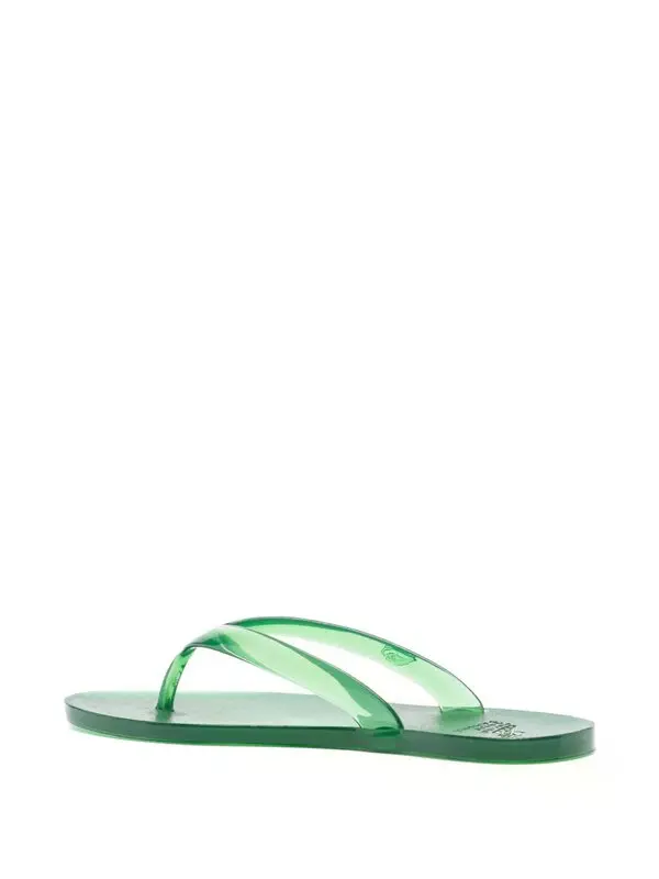 ANCIENT GREEK SANDALS Jelly Flip Flops - Green