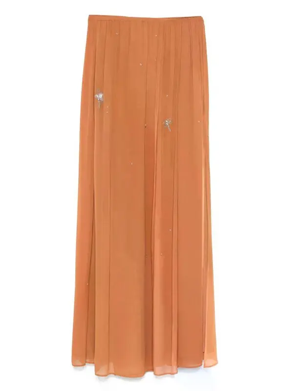 FORTE_FORTE Crystal-embellished Long Skirt
