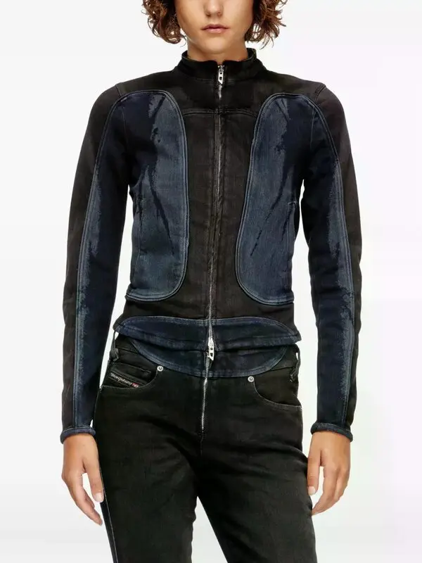 DIESEL® Paneled Zip-front Jacket