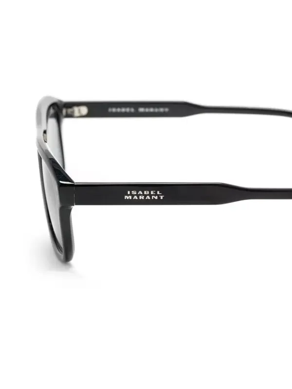 Isabel Marant Logo-engraved Rectangle-frame Sunglasses