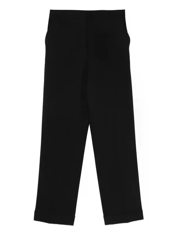 Alberta Ferretti Cuffed Side-pocket Trousers