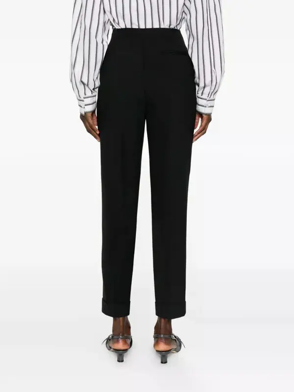 Alberta Ferretti Cuffed Side-pocket Trousers