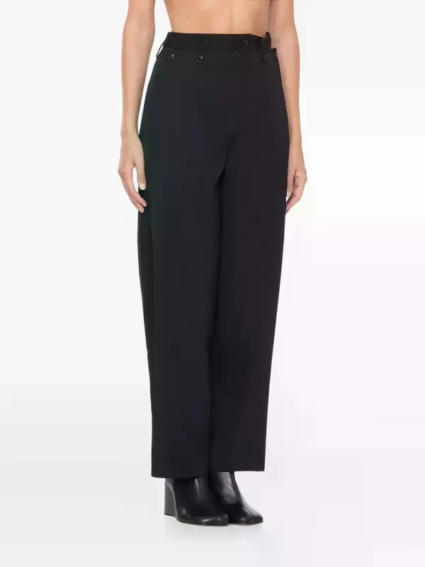 Y’s Button-fastening Slit-pocket Trousers