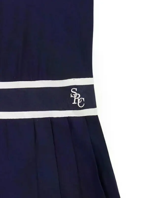 Sporty & Rich Pleated Mini Dress