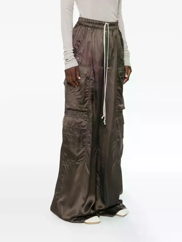 Rick Owens Drawstring Cargo Trousers - Brown