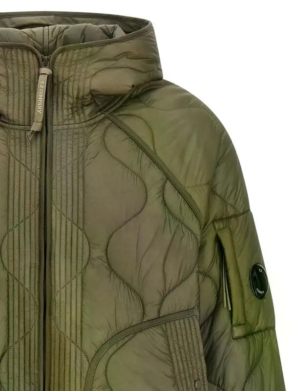 C.P. COMPANY Padded Adjustable-hood Jacket - Green
