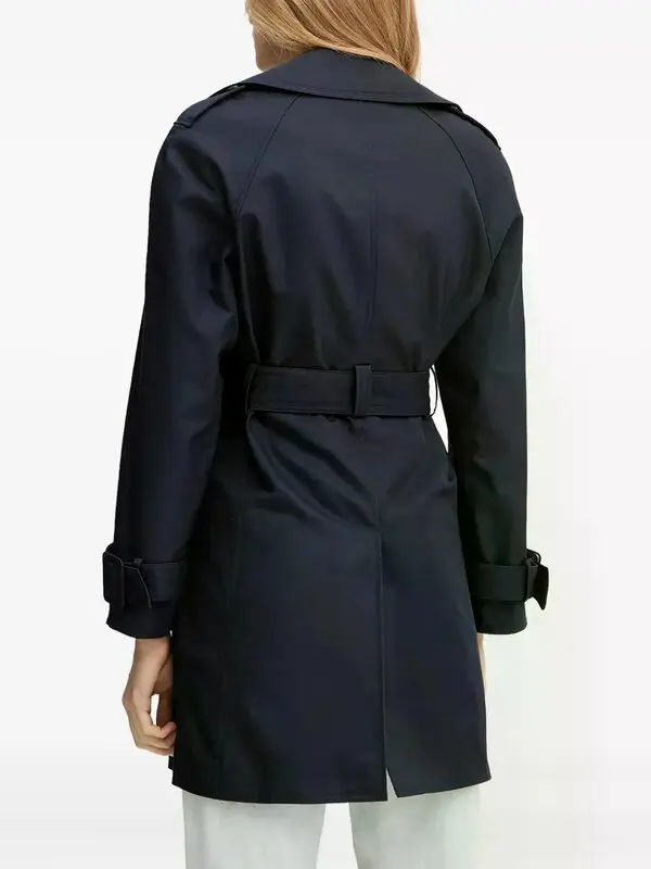 Pinko Belted Double-breasted Trench Coat
