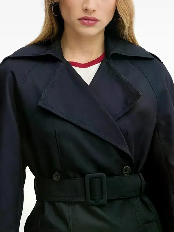 Pinko Belted Double-breasted Trench Coat