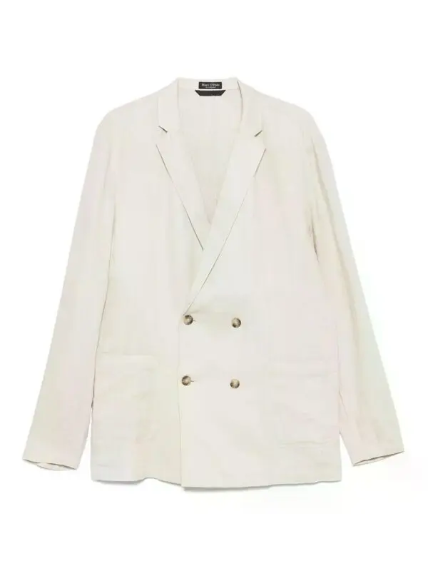 Marc O'polo Double-breasted Linen Blazer