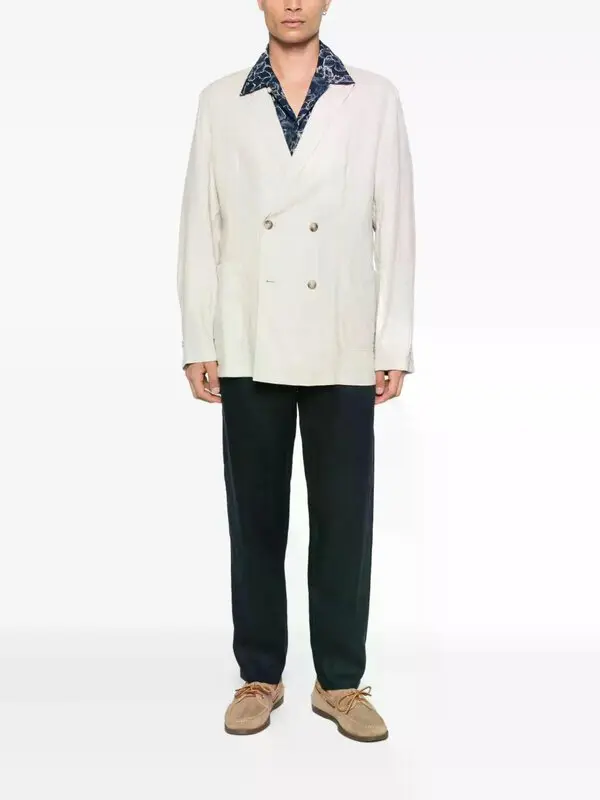 Marc O'polo Double-breasted Linen Blazer