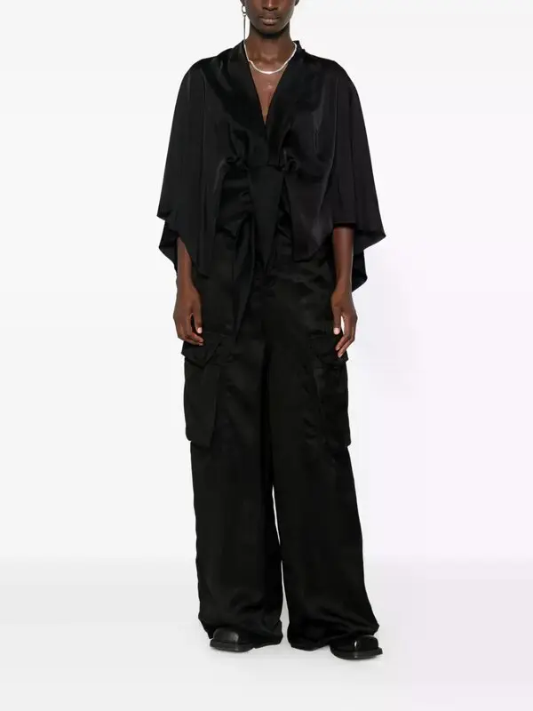 Rick Owens Ruffled Draped Top