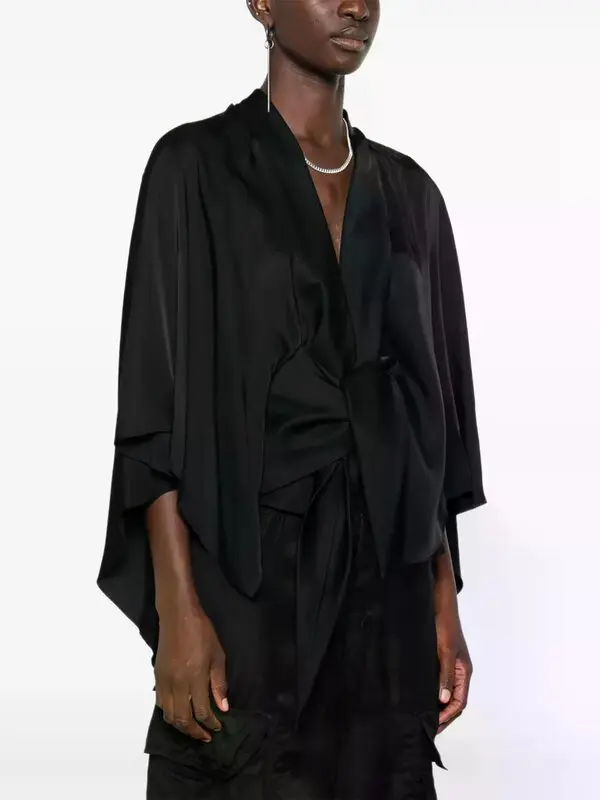 Rick Owens Ruffled Draped Top