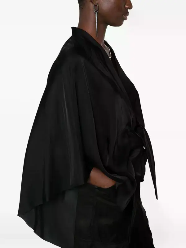 Rick Owens Ruffled Draped Top
