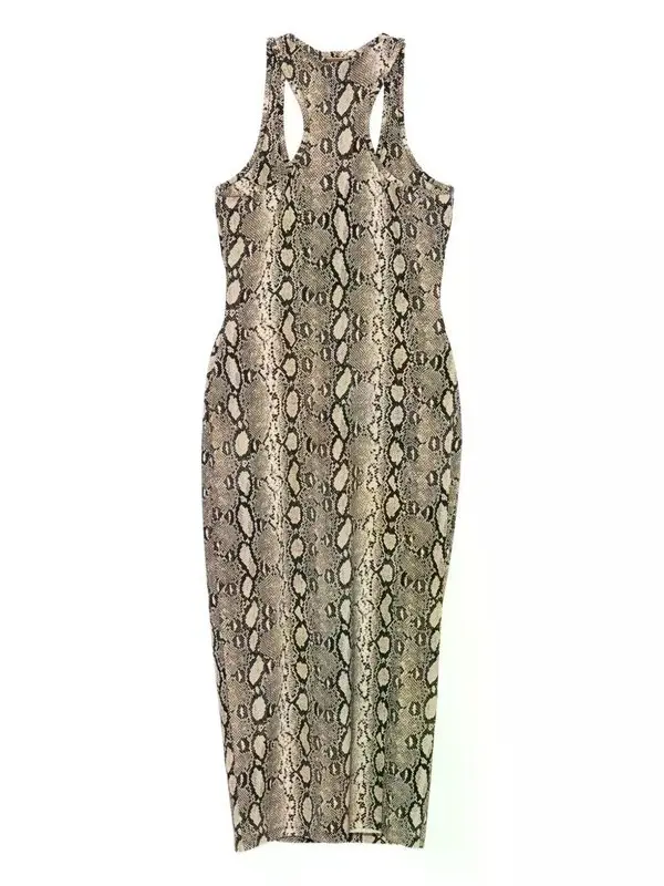 Michael Kors Snake Print Racerback Dress
