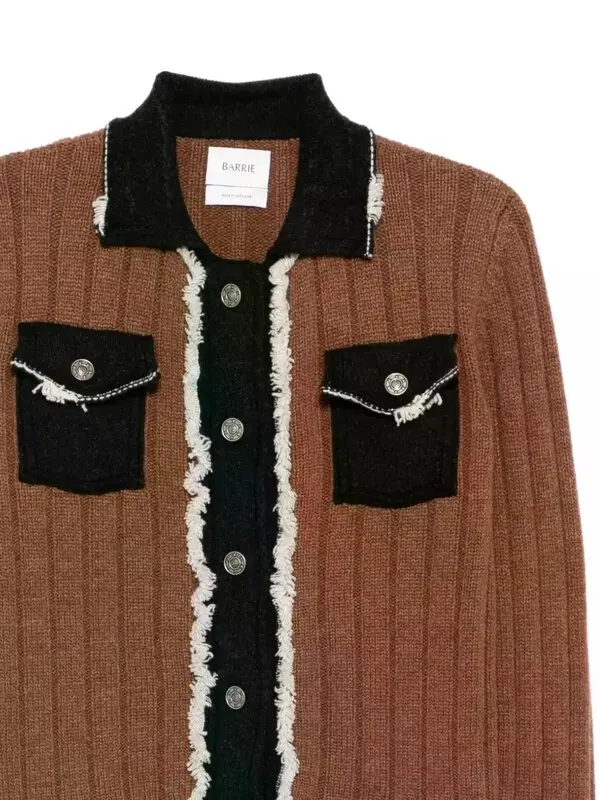 BARRIE Knitted Jacket - Brown