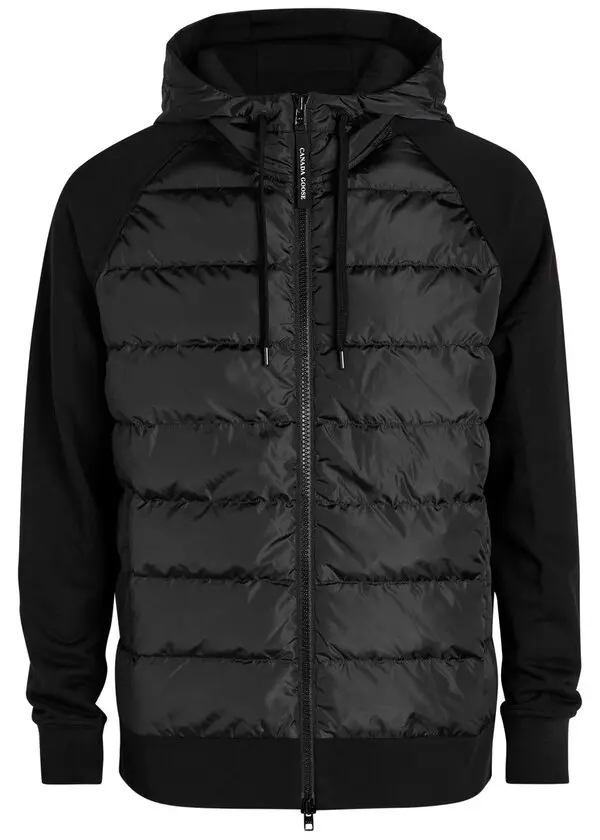 Canada Goose Hybridge Huron Hooded Shell And Cotton Jacket