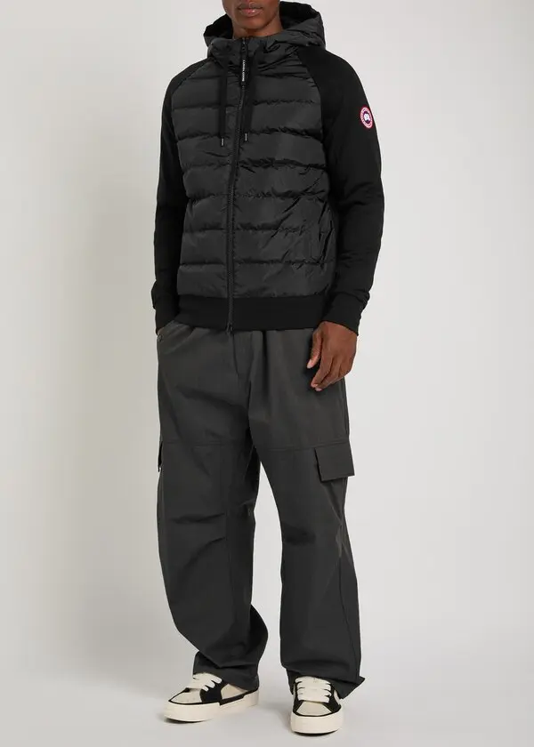 Canada Goose Hybridge Huron Hooded Shell And Cotton Jacket