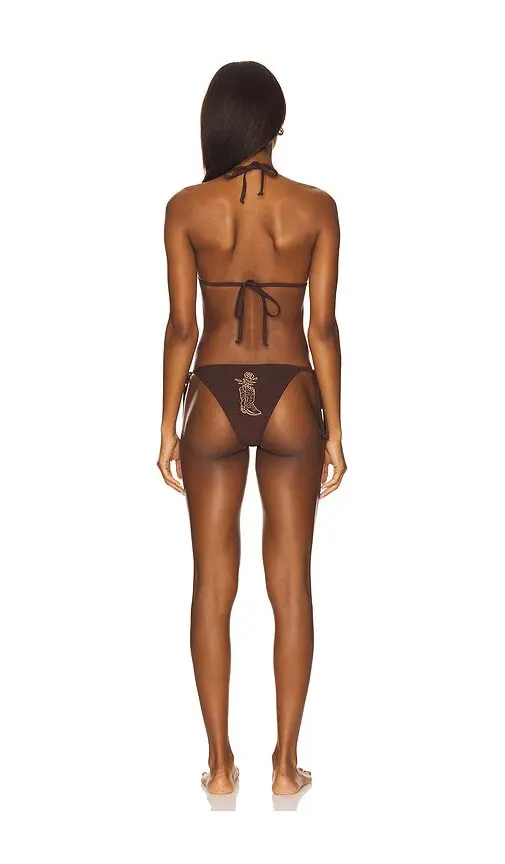 UNDERSTATED LEATHER String Bikini Set