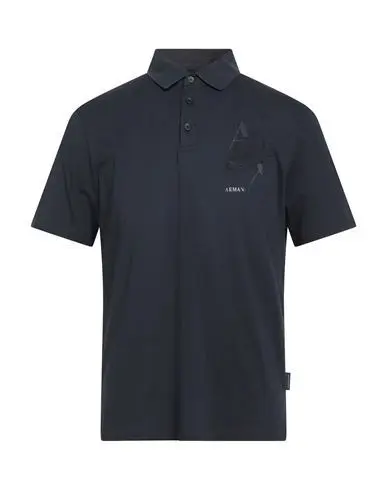 Armani Exchange Polo Shirt Size Cotton, Elastane - Navy