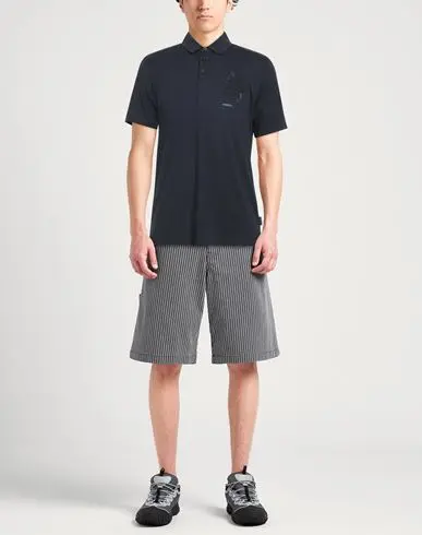 Armani Exchange Polo Shirt Size Cotton, Elastane - Navy