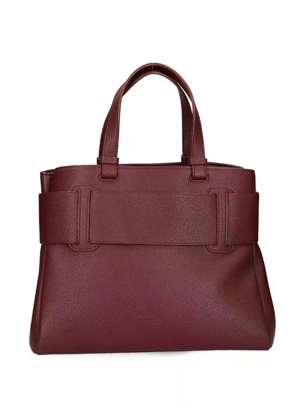 Armani Exchange Buckle-detail Tote Bag - Red